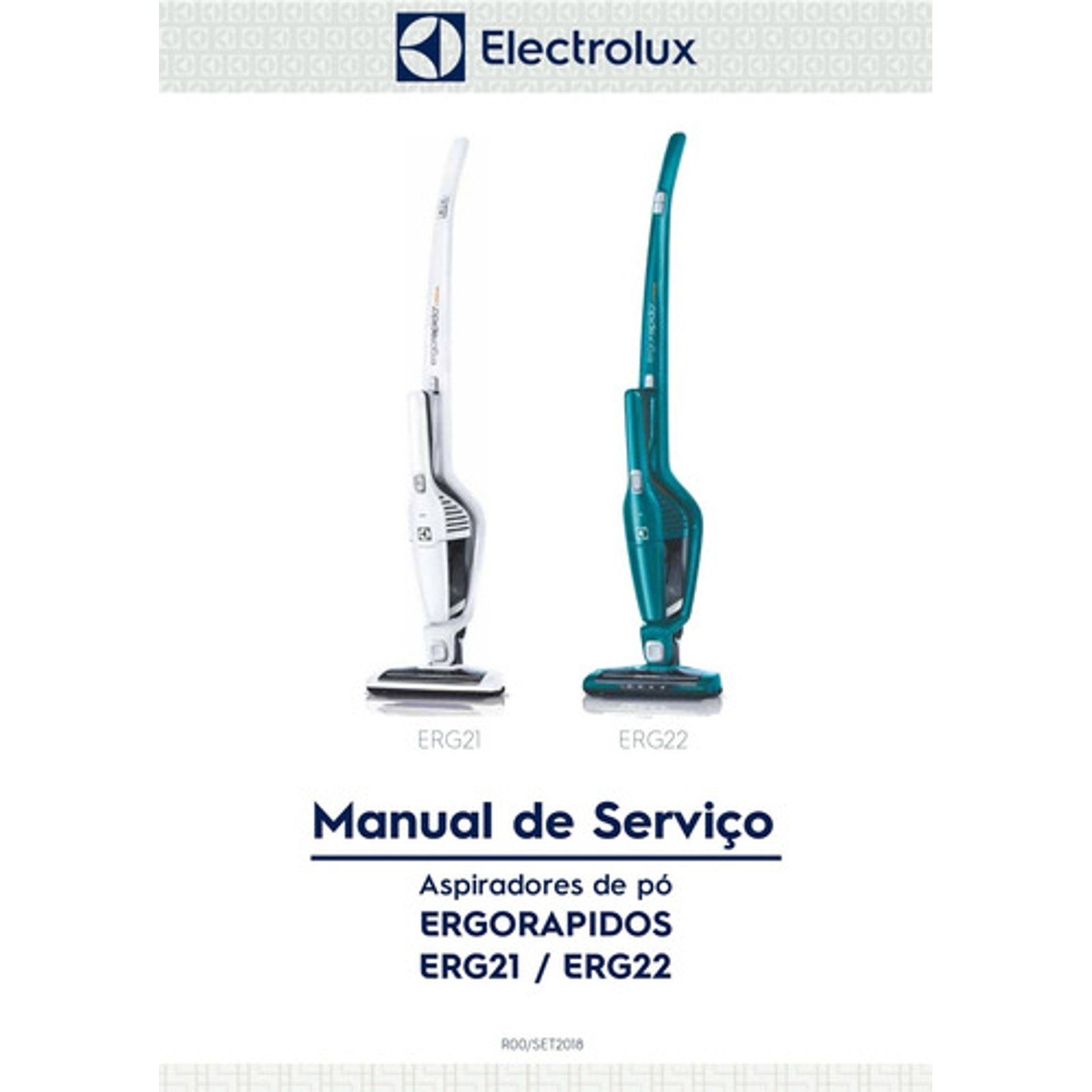 Manual De Servico Aspirador Electrolux Ergo Rapido Erg21/22 | HL Service