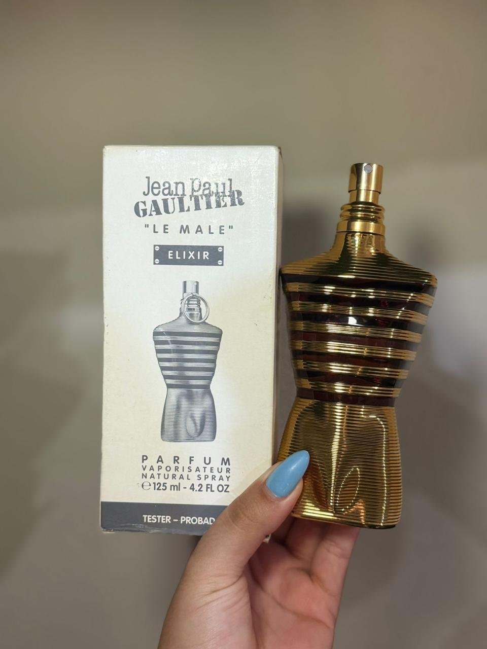Caixa Tester Jean Paul Gaultier Le Male Elixir Parfum Perfume 125ML ...