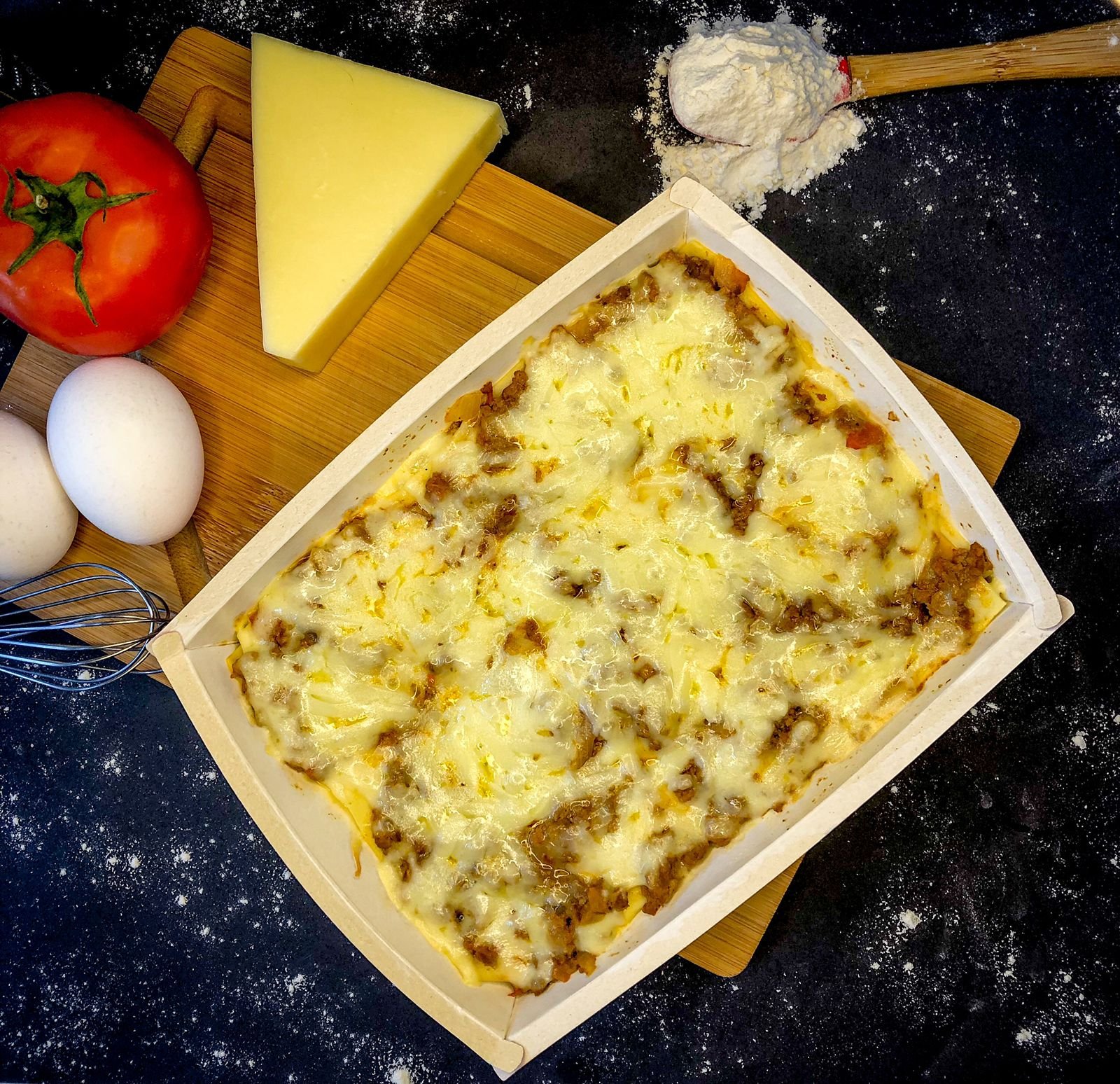 Lasanha da Cheff à Bolonhesa - 600g | Marmitíssima Alimentos