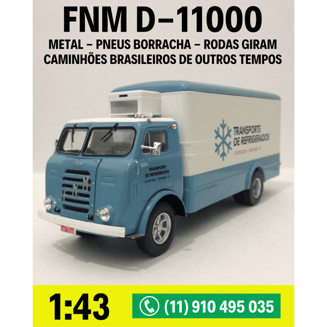 Caminhão FNM D - 11000 | Soh Miniaturas