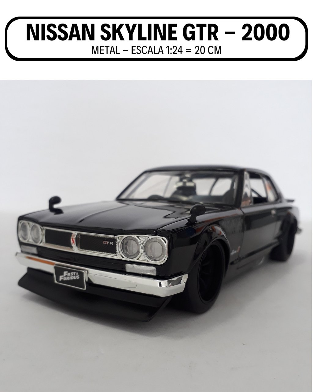 Nissan Skyline GT-R 2000 - Velozes e Furiosos | Soh Miniaturas
