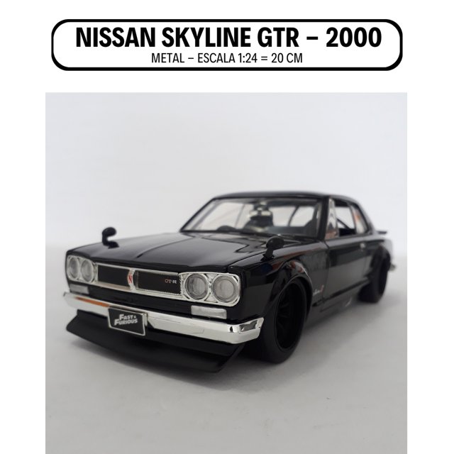 Nissan Skyline GT-R 2000 - Velozes e Furiosos | Soh Miniaturas