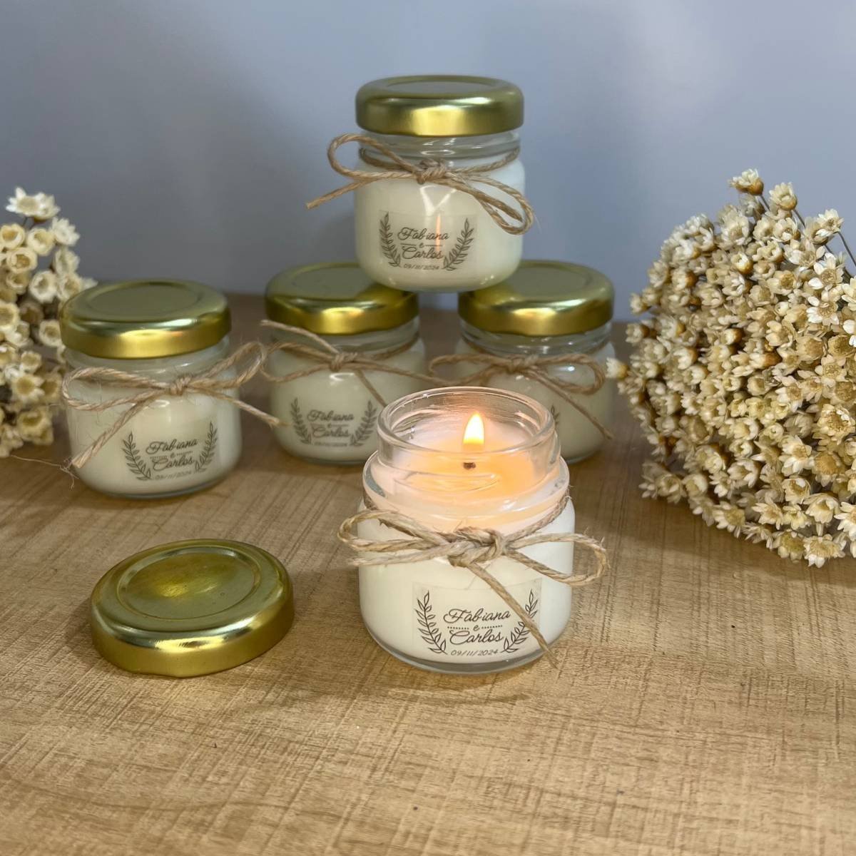 Mini velas Personalizadas -Vidro 30G | Marambo