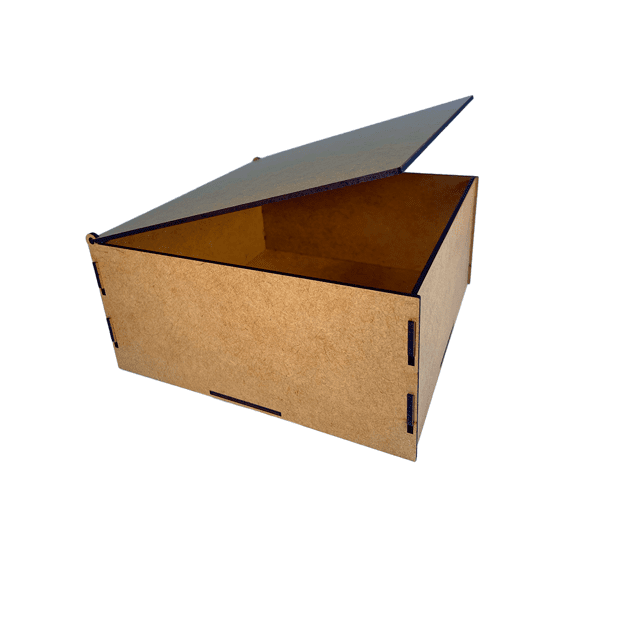 Caixa Mdf Encaixe - 20x20 | Woodpresentes