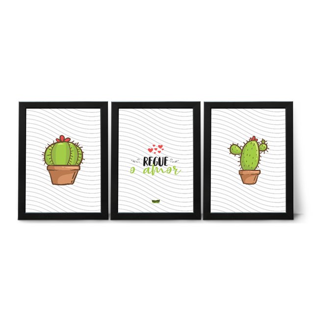 Kit Quadros Criativos - Regue o amor: Um presente perfeito para pessoas ...