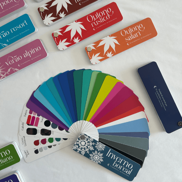 Kit de Leques de Cores Color Lifting (16 Estações) | Papelícia