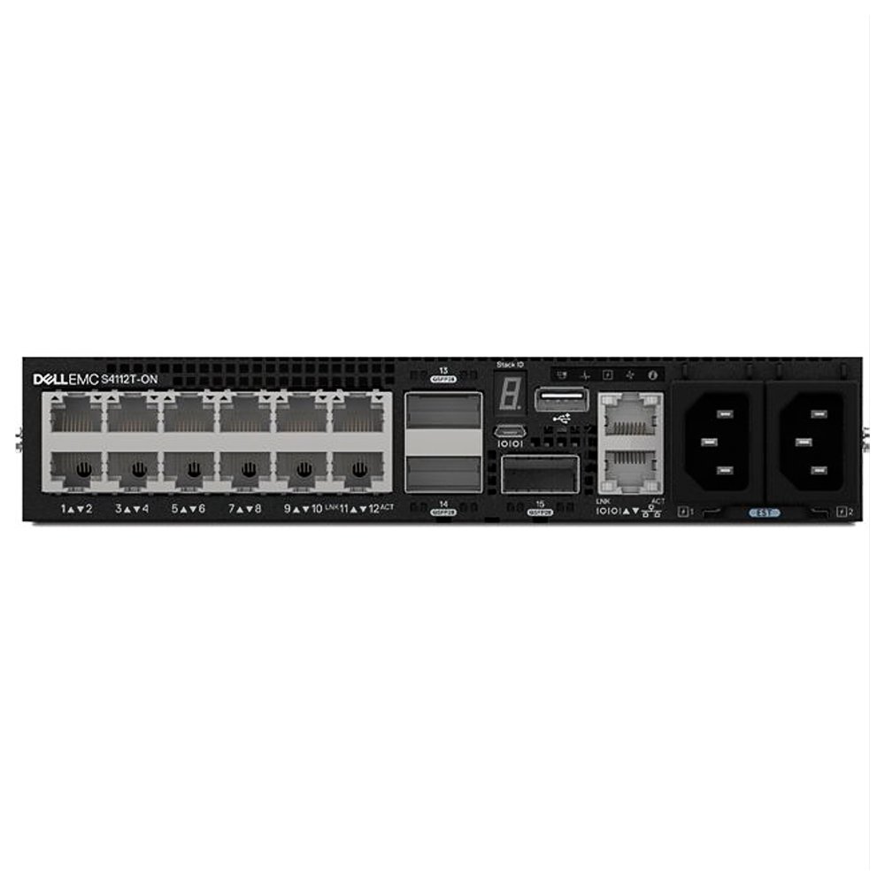 Switch Dell 12 Portas 10 GbE base-T fonte RED S4112T 210-AOYW-5BSW ...
