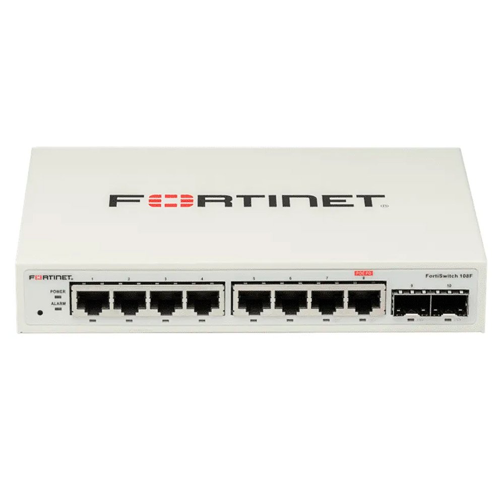 Switch Fortinet FortiSwitch 108F 8 Portas Giga, 2x Ge SFP Layer2 FS ...