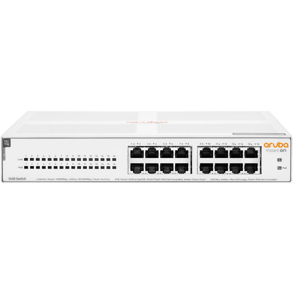 Switch HPE Aruba Instant On 1430 16G Class4 PoE - R8R48A | Ifontech ...