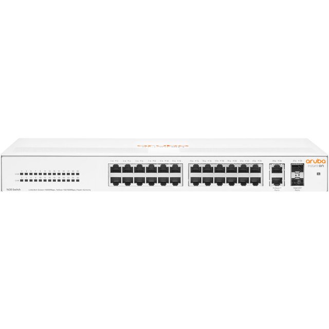 Switch HPE Aruba Instant On 1430 26G 2SFP - R8R50A | Ifontech - Loja de ...
