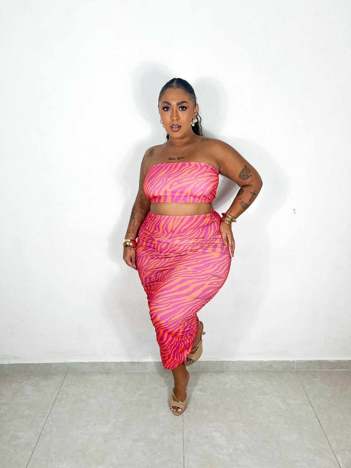 Conjunto Vitória Estampado | RL Modas