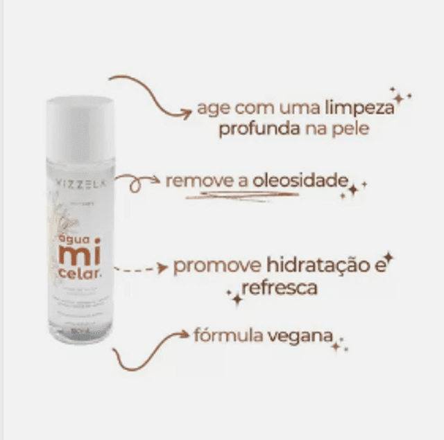 Água Micela Vizzela 150ml | Stela