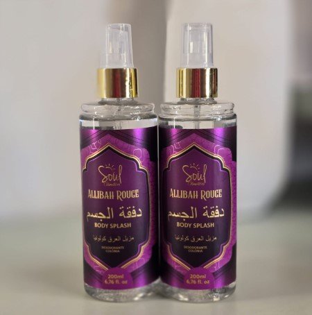 Body Splash Soul Cosméticos Allibah Rouge | Loja de Maquiagem Online ...