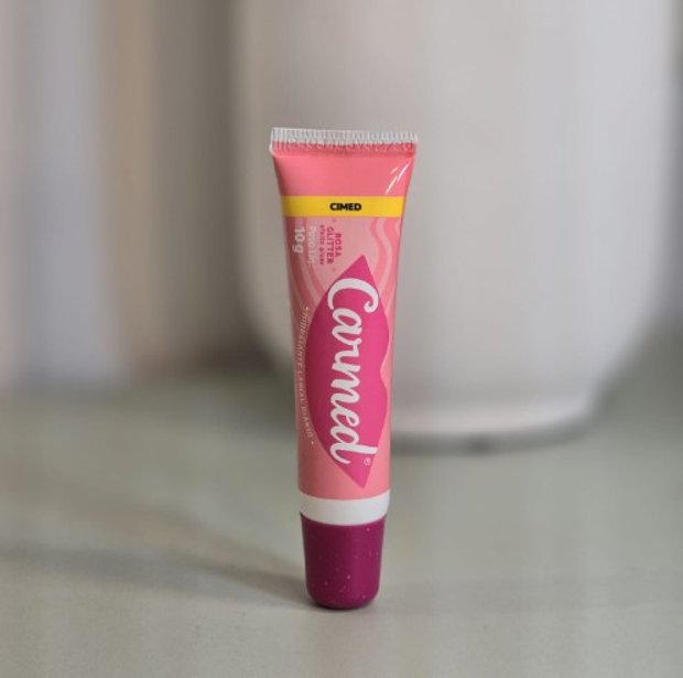 Carmed Hidratante Labial BFF Rosa Glitter | Stela