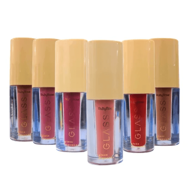 Gloss Laqueado Glass Ruby Rose | Loja de Maquiagem Online | Stela Lojas ...