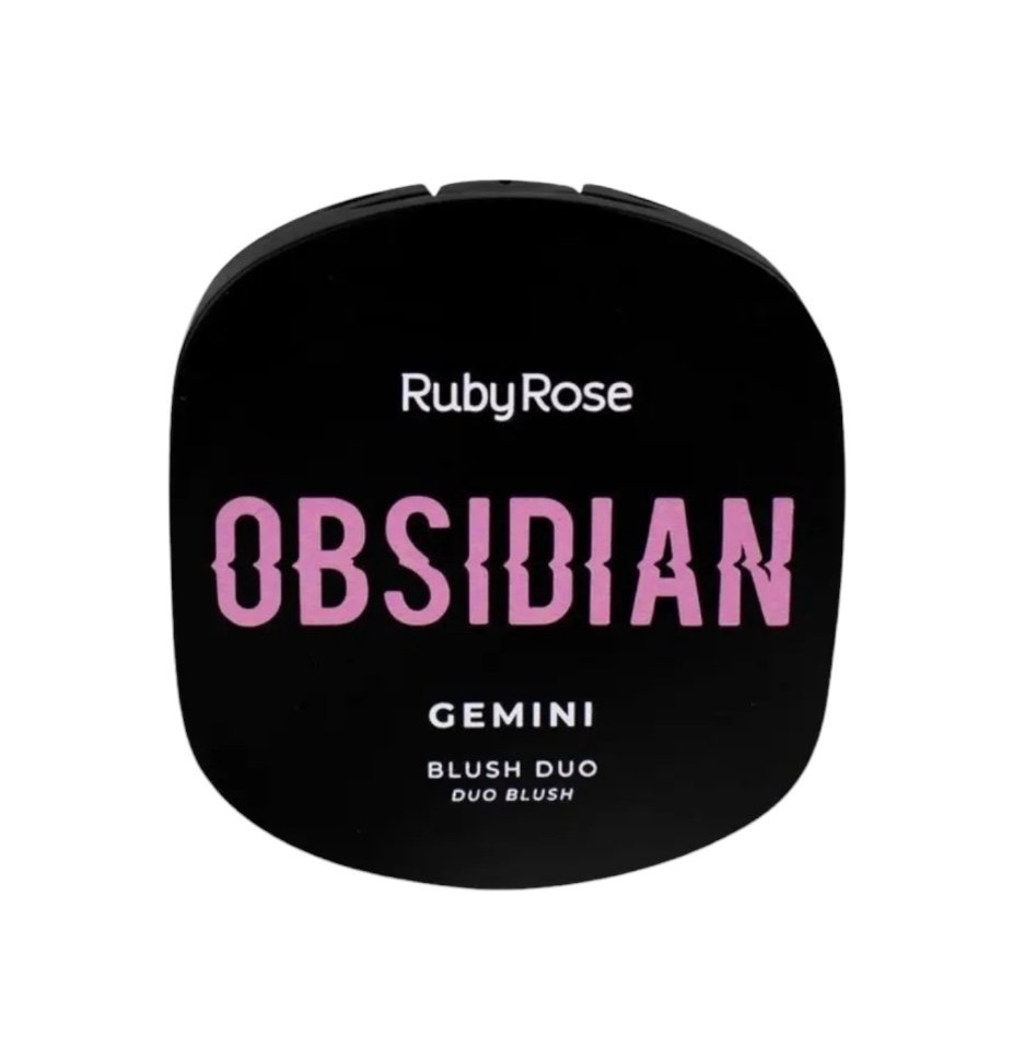 Blush Duo Gemini Obsidian Ruby Rose | Stela