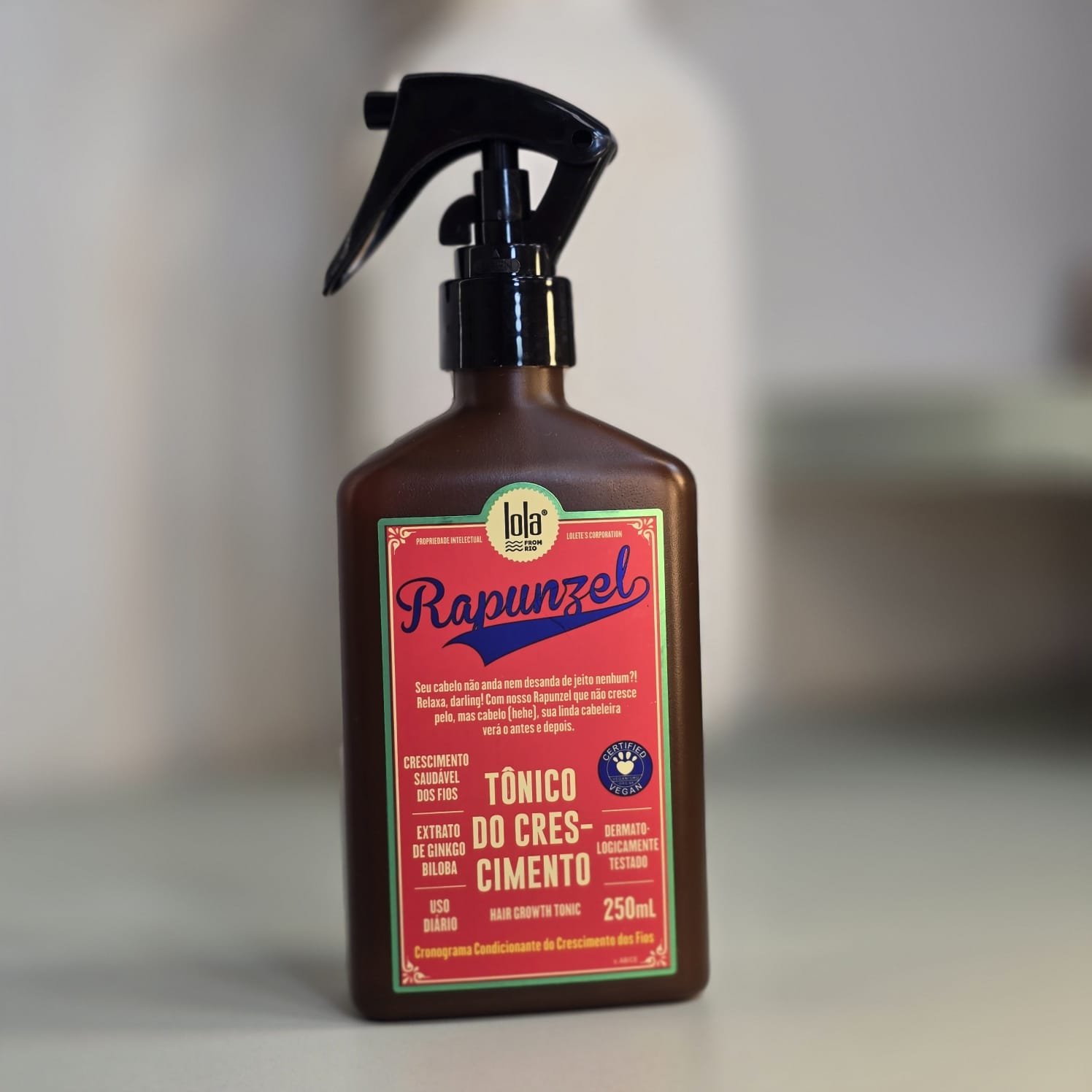 Tônico De Crescimento Capilar Rapunzel Lola 250ml Loja De Maquiagem