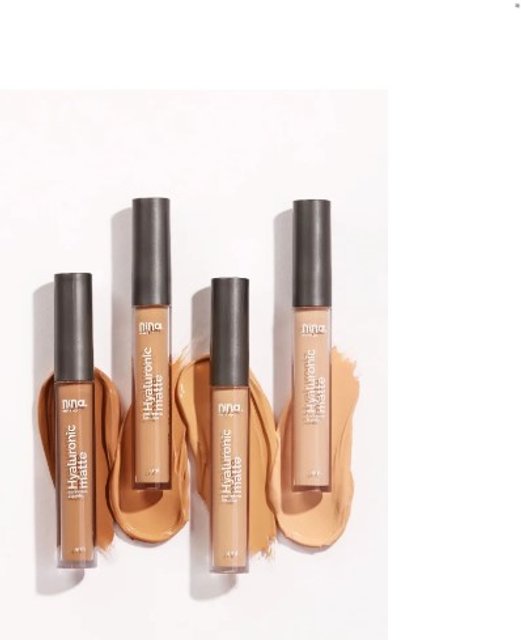 Corretivo Líquido Hyaluronic Matte Nina Makeup | Stela