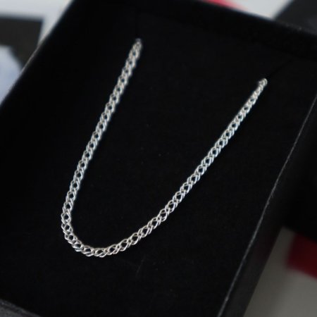 Pulseira Masculina Grumet Elo Duplo 2mm Prata 925 | Bellitas Joias