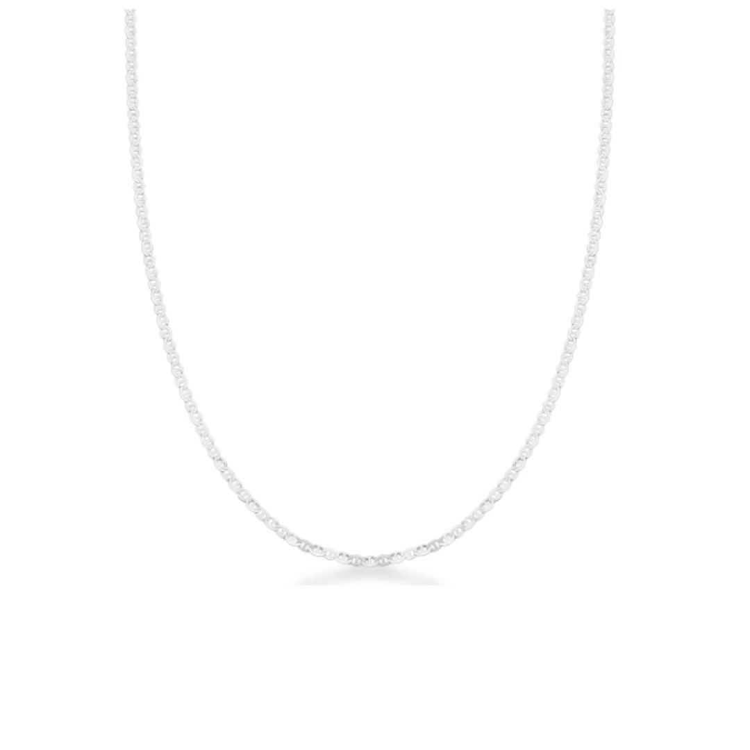 Corrente Masculina Piastrini 2mm 60cm Prata 925 | Bellitas Joias