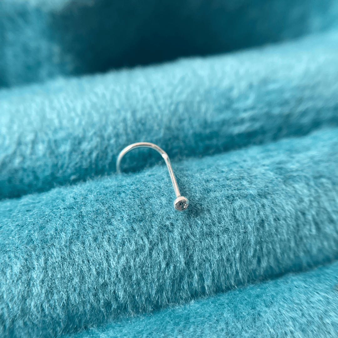 Piercing de Nariz Ponto de Luz Delicado – Prata 925 | Bellitas Joias