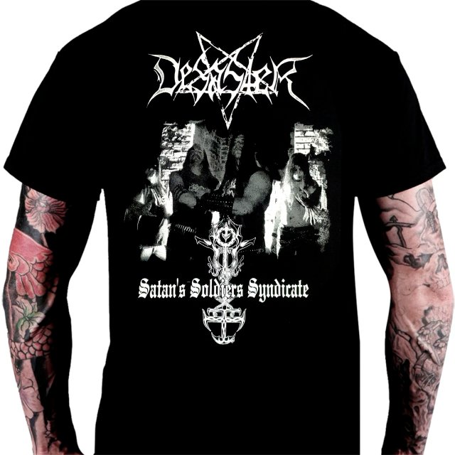 Camiseta Desaster Satan Soldiers | Kaverna do Rock