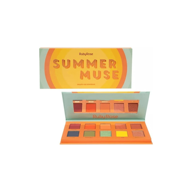 Paleta de Sombras Ruby Rose Summer Muse - Cores Vibrantes | New Big ...