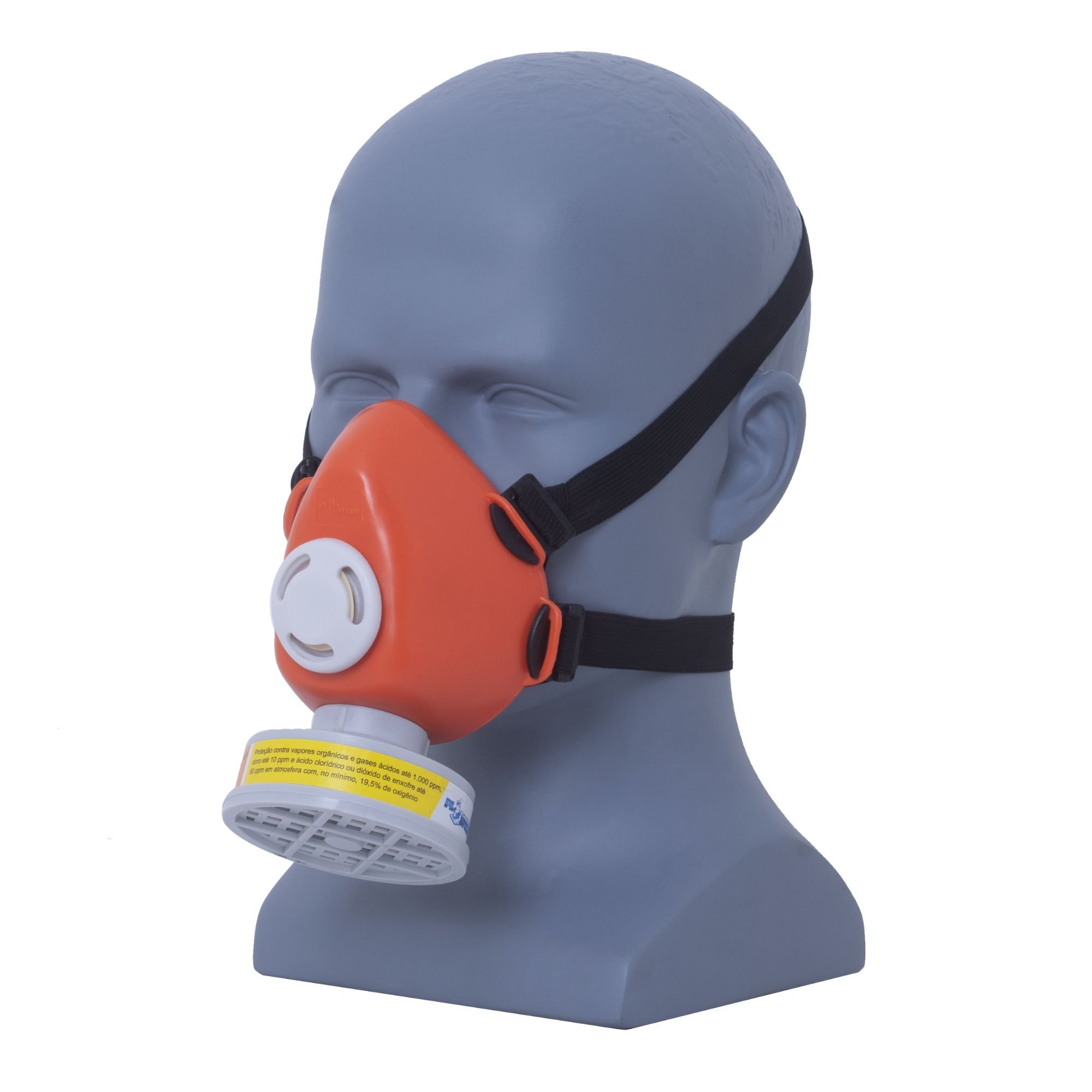 Máscara 1/4 Facial com Filtro (P) Pesticida Proteção de Agrotóxicos ...