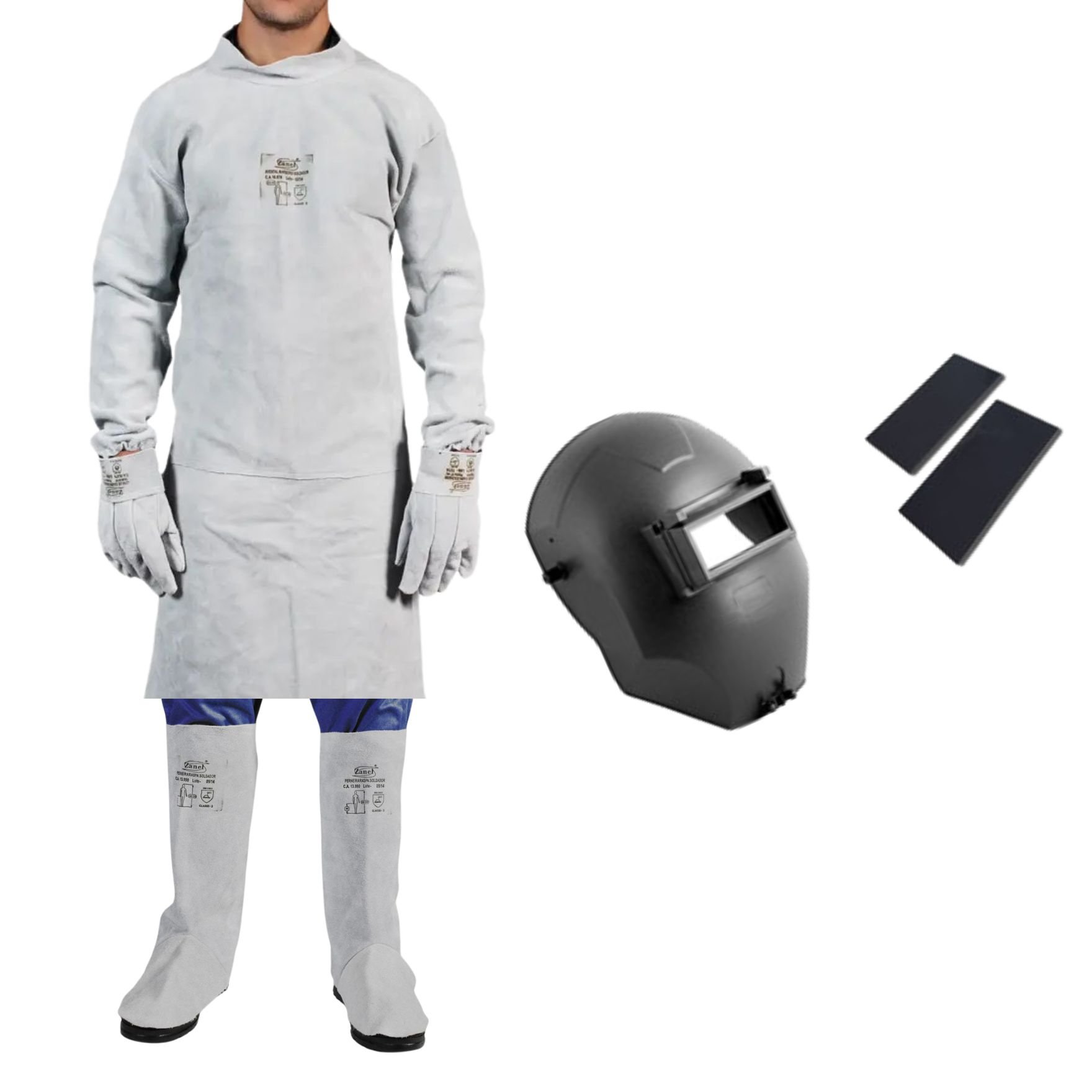 Kit 6 Peças Conjunto Para Soldador Completo Solda Raspa | De Paula Epi's