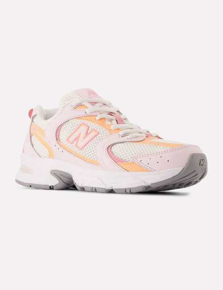 Tênis New Balance 530 Rosa Claro/Laranja | Adamanto Store