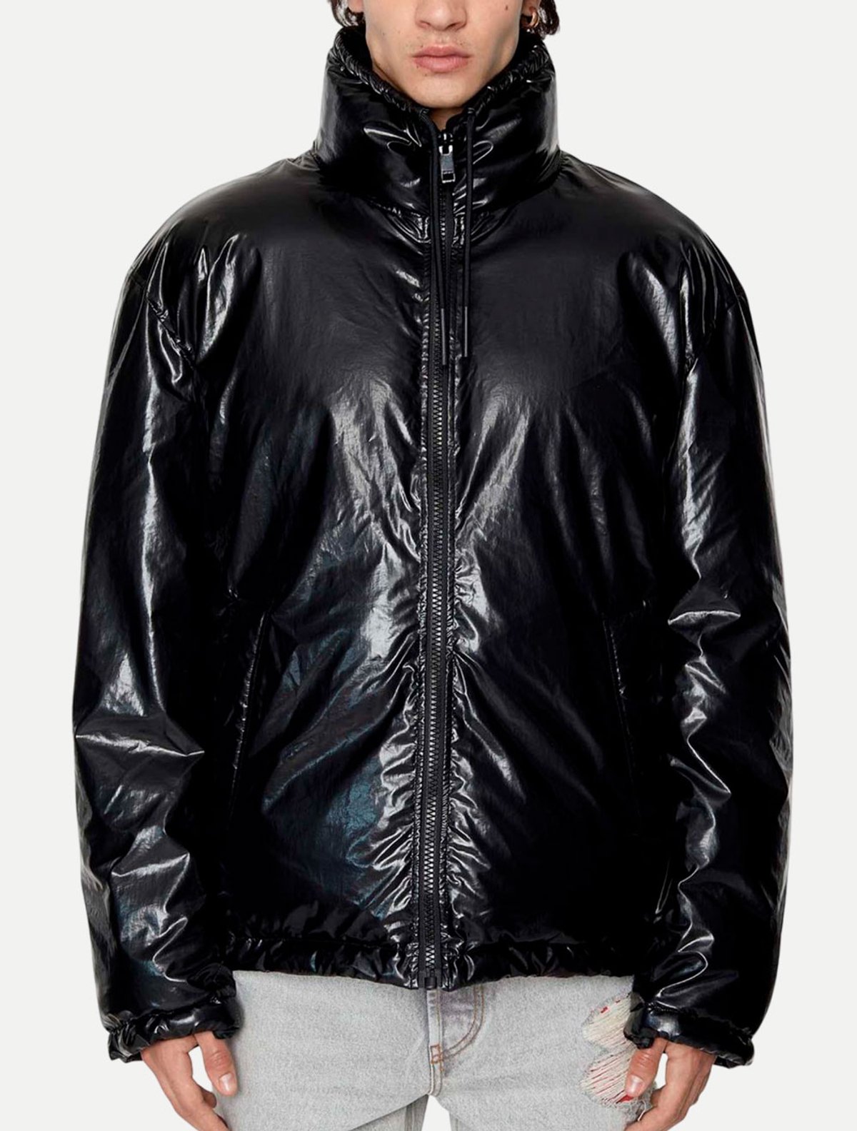 Jaqueta Diesel Puffer W-Jupiter Dupla Face A06292 Preta Jaqueta Diesel Puffer W-Jupiter Dupla Face A06292 Preta