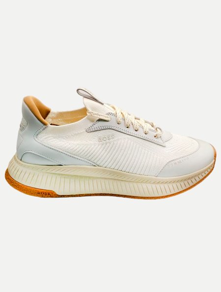 Tênis Hugo Boss Masculino TTNM EVO Slon Kntlt Off White | Adamanto Store
