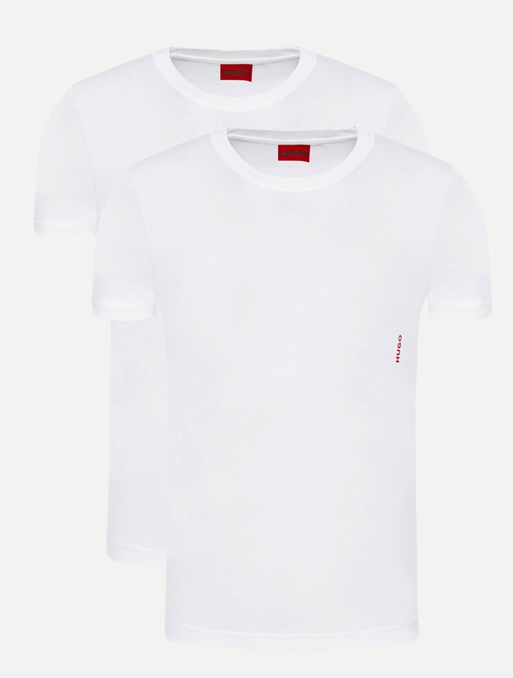 Kit Camisetas Hugo Boss Masculina Regular Básica Branca 2UN | Adamanto ...