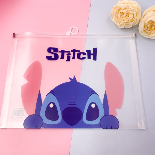 Pasta Transparente A4 STITCH - UND | Atacado Papelândia