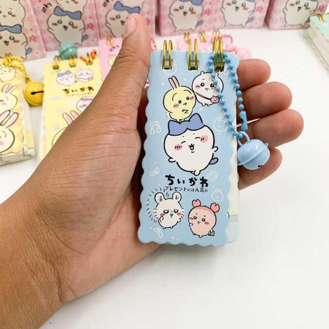 Mini Bloco de Notas c/ Espiral Chiikawa - UND | Atacado Papelândia