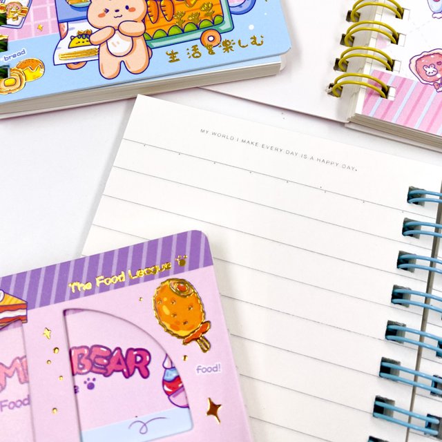Mini Caderno A6 Gourmet Bear - UND | Atacado Papelândia