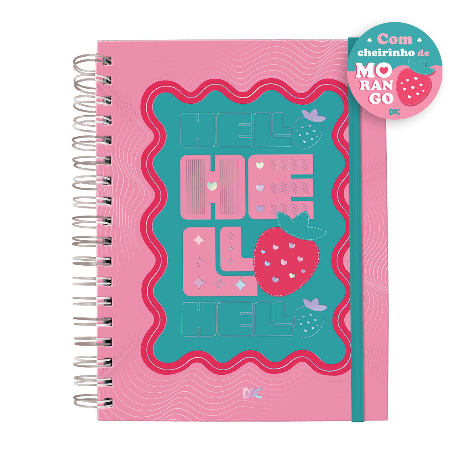 Caderno Smart Colegial 10 Matérias Hello DAC | Atacado Papelândia