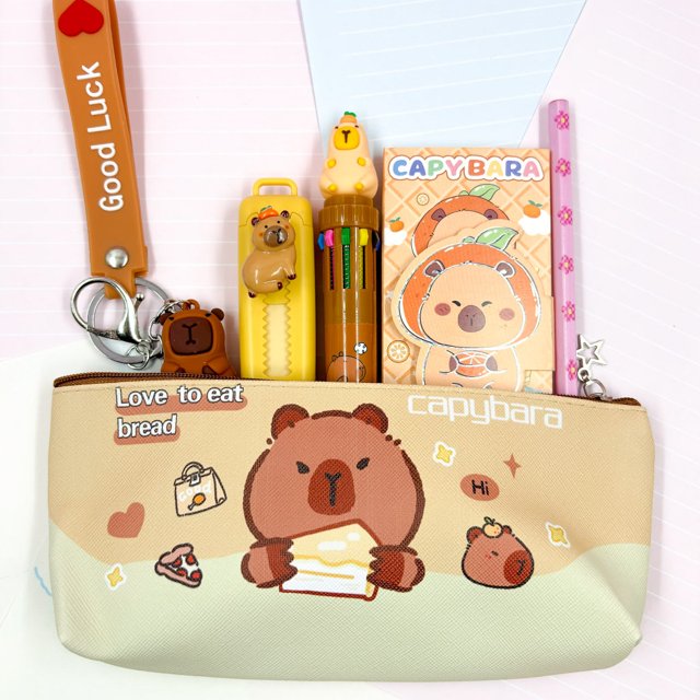 Estojo Fofo Capivara Retangular | Atacado Papelândia