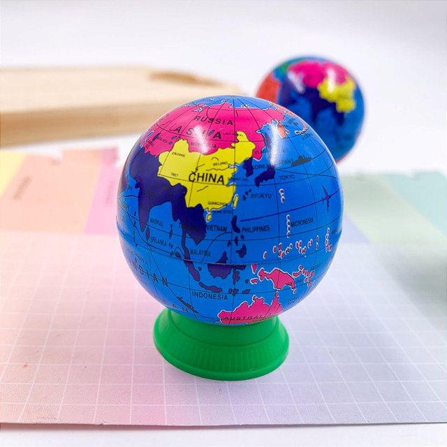 Apontador Mapa Mundi KAZ - POTE 6 UND | Atacado Papelândia