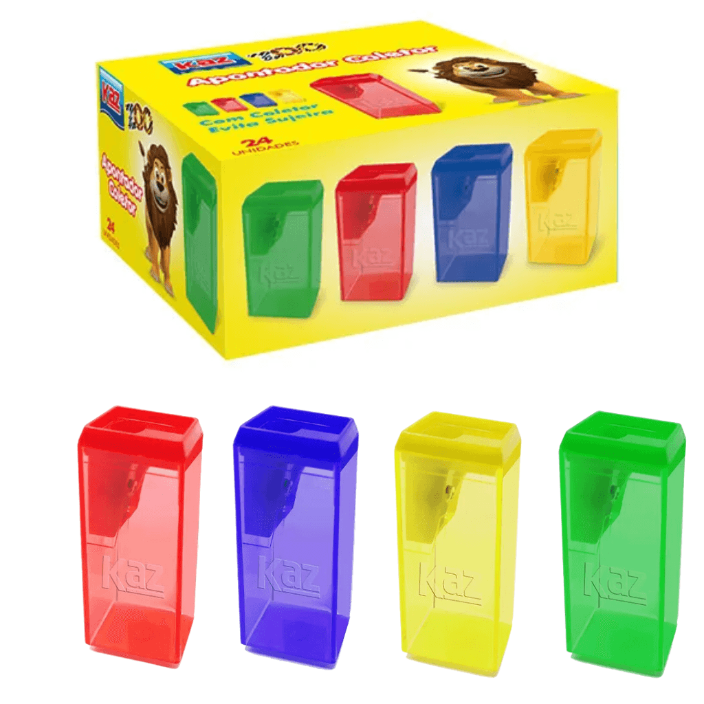 Apontador Coletor Vertical KAZ - CX 24 UND | Atacado Papelândia