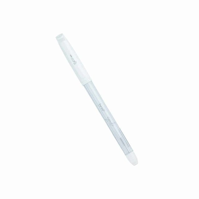 Caneta esferográfica gel Branca 1.0mm BRW | Atacado Papelândia