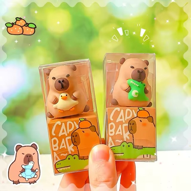 Apontador Emborrachado Capivara Friend - UND | Atacado Papelândia