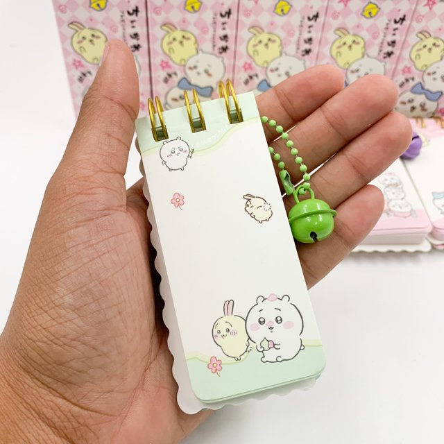 Mini Bloco de Notas c/ Espiral Chiikawa - UND | Atacado Papelândia