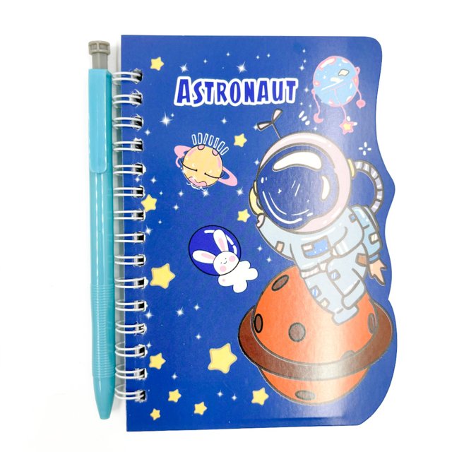 Mini Caderno Astronauta c/ Caneta | Atacado Papelândia