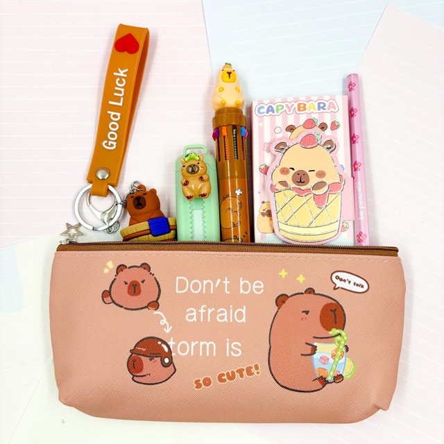 Estojo Fofo Capivara Retangular | Atacado Papelândia