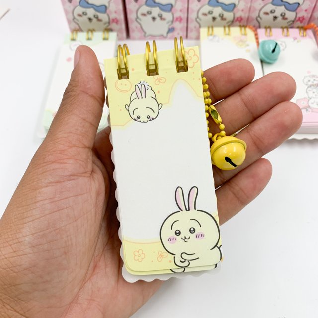 Mini Bloco de Notas c/ Espiral Chiikawa - UND | Atacado Papelândia