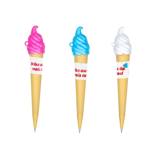 Lapiseira 0.7mm Ice Cream Tutti- Frutti BRW - Cx 24 Und | Atacado Papelândia