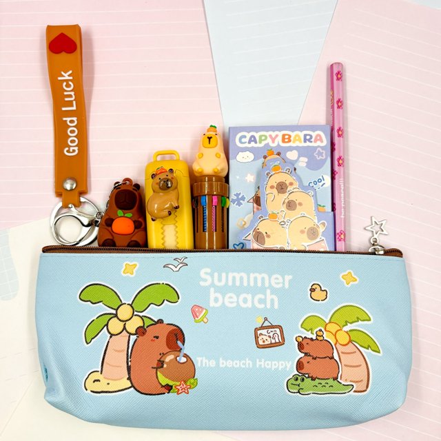 Estojo Fofo Capivara Retangular | Atacado Papelândia