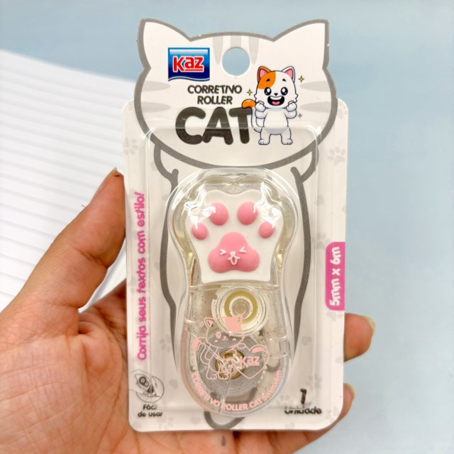 Fita Corretiva 5mmx6m Cat KAZ - BLISTER | Atacado Papelândia