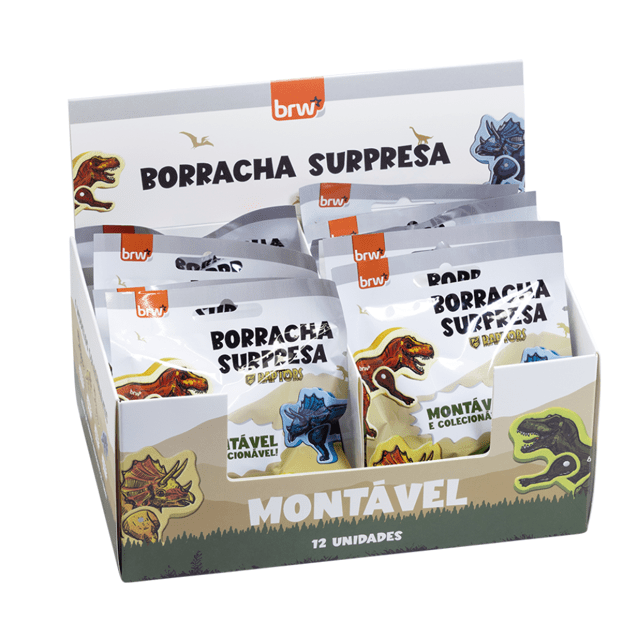 Borracha Sachê Surpresa Raptors BRW - UND | Atacado Papelândia